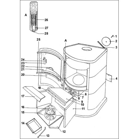 TIGE DE DECENDRAGE - Réf: D0025053